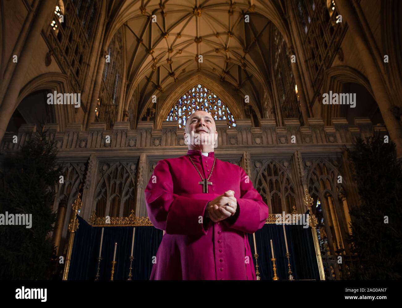 The new Archbishop of York Stephen Cottrell during a photocall at York ...