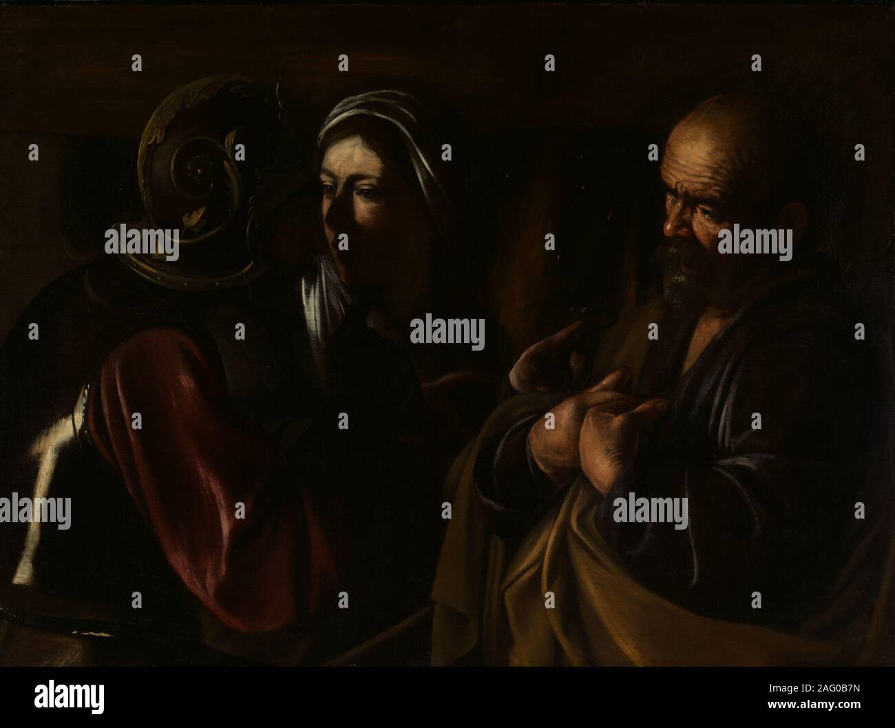 The Denial of Saint Peter, 1610 Stock Photo - Alamy