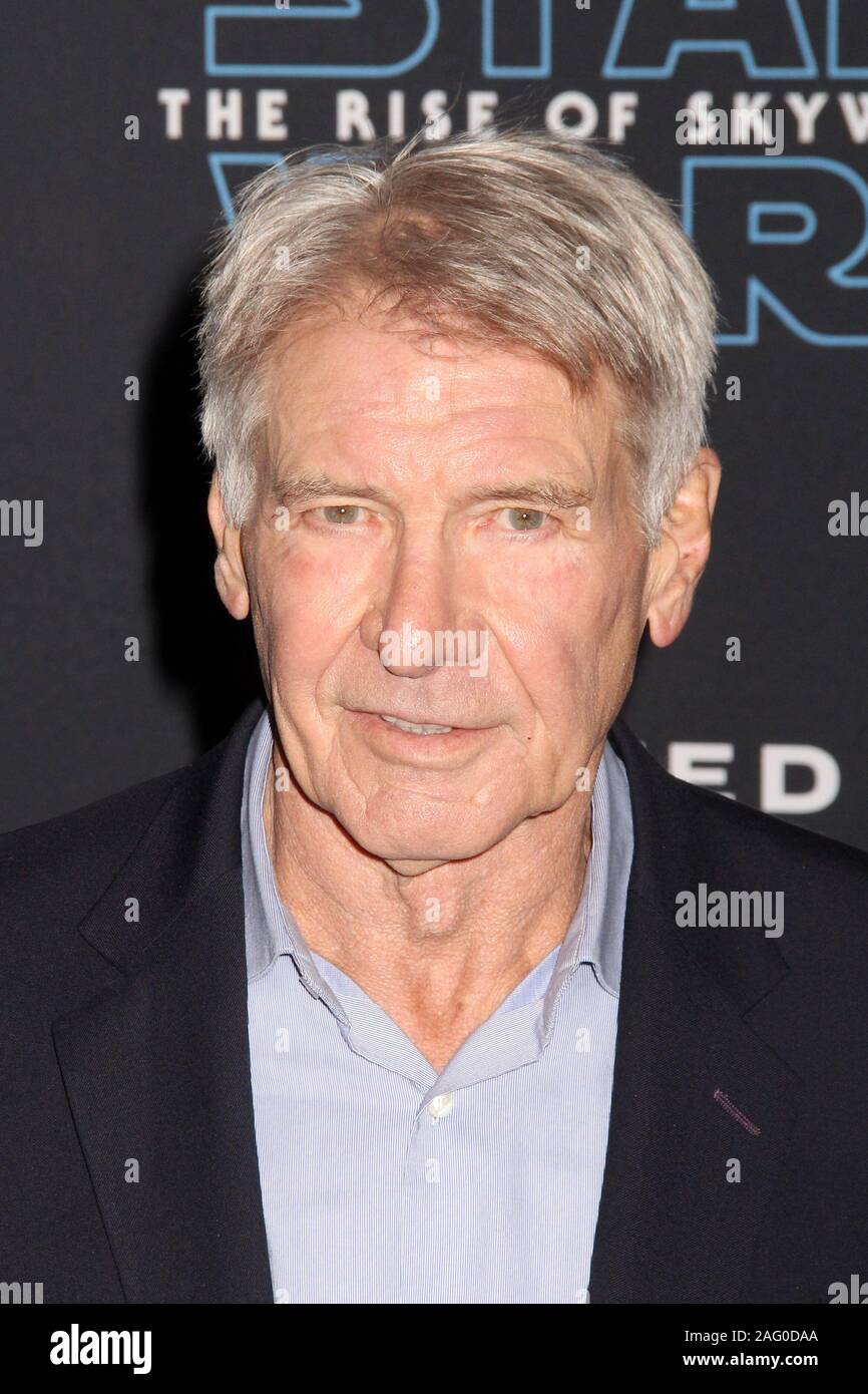 Harrison Ford 12/16/2019 "Star Wars: The Rise of Skywalker" World ...