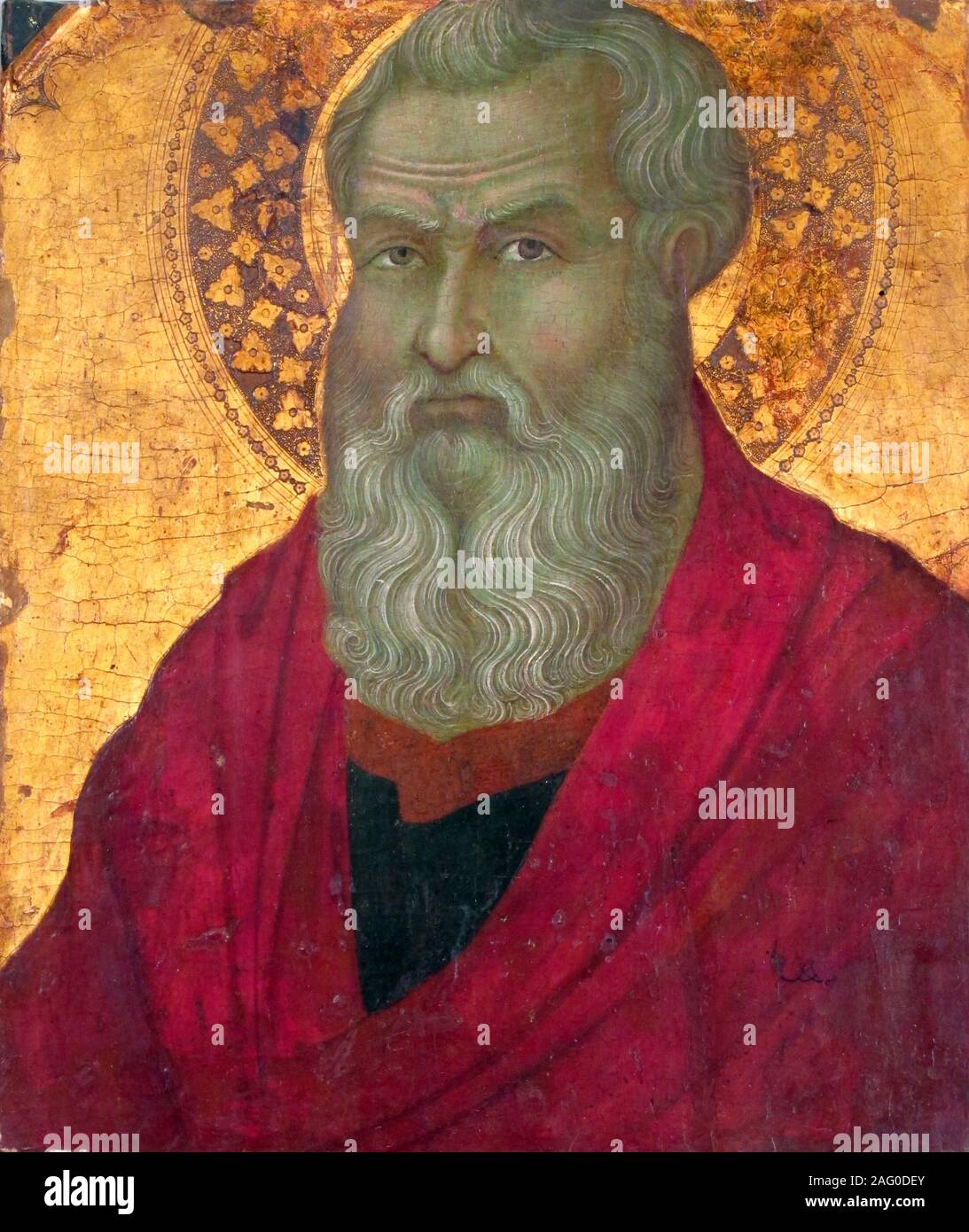 Bearded saint with halo hi-res stock photography and images - Alamy