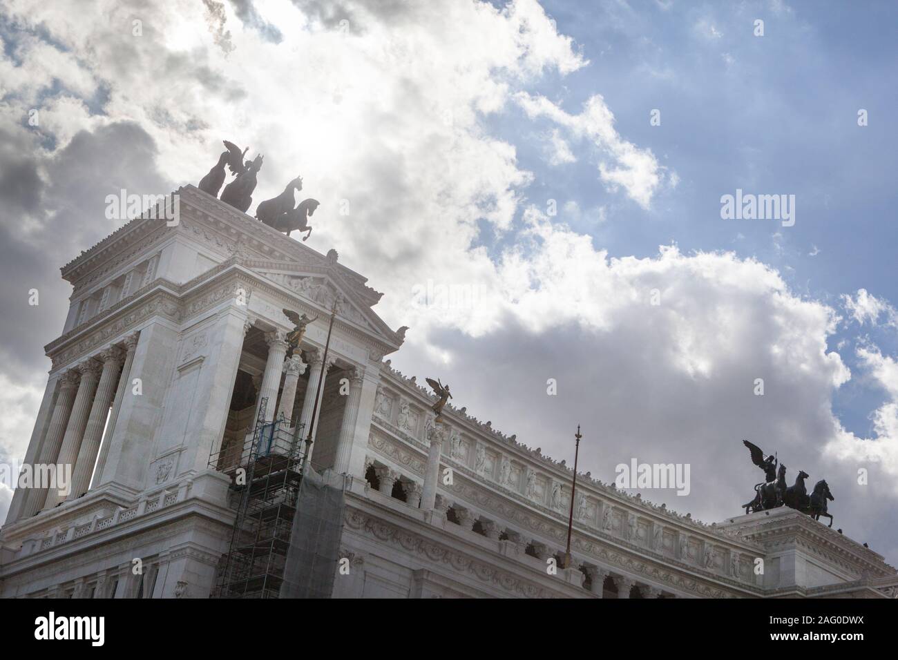 The Roman Senate Building on the sky background Stock Photo - Alamy