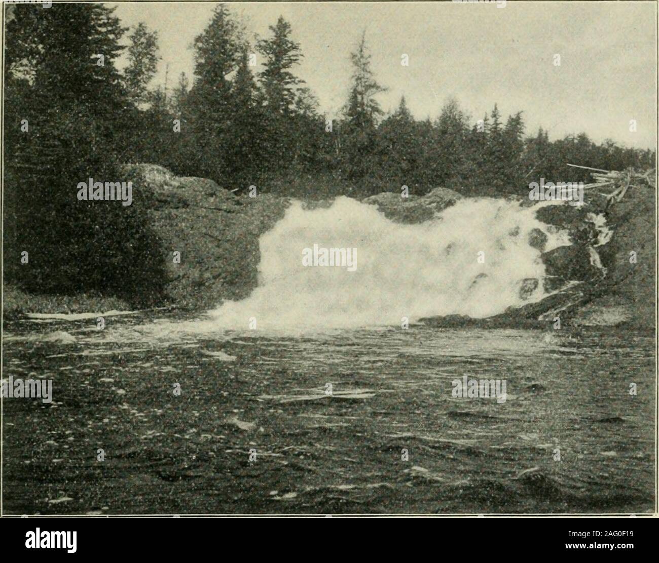 . Ontario Sessional Papers, 1897-98, No.33-66. Gorge at second portage ...