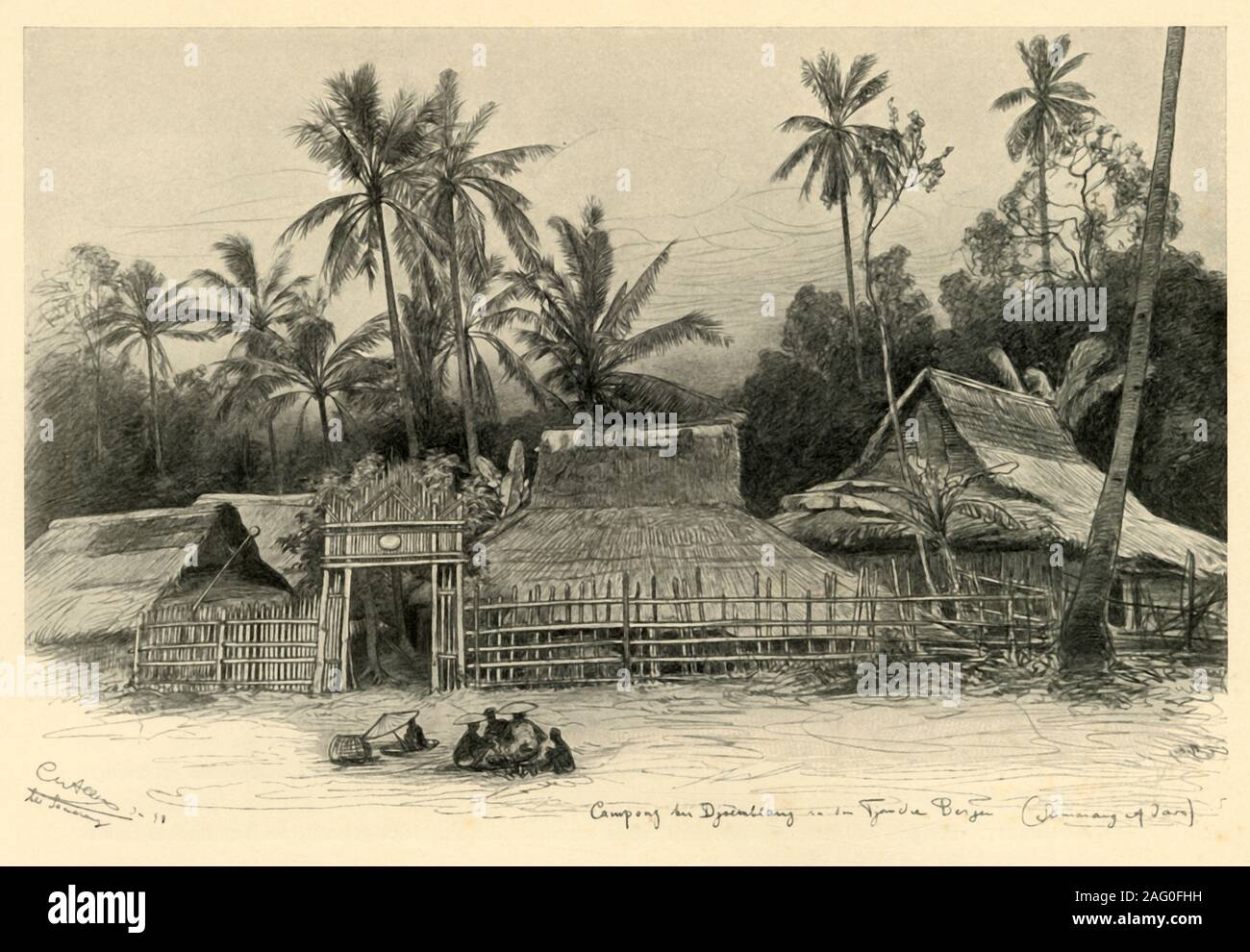 Bamboo houses in palm hi-res stock photography and images - Alamy