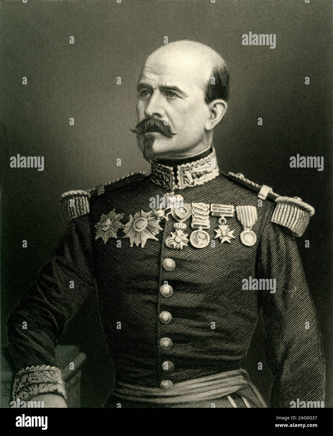 'General Trochu', c1872. Portrait of Louis Jules Trochu (1815-1896 ...