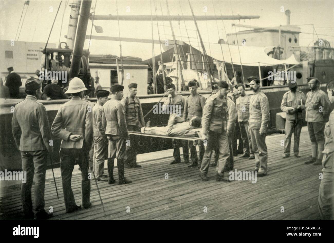 Victorian soldier wounded hi-res stock photography and images - Alamy