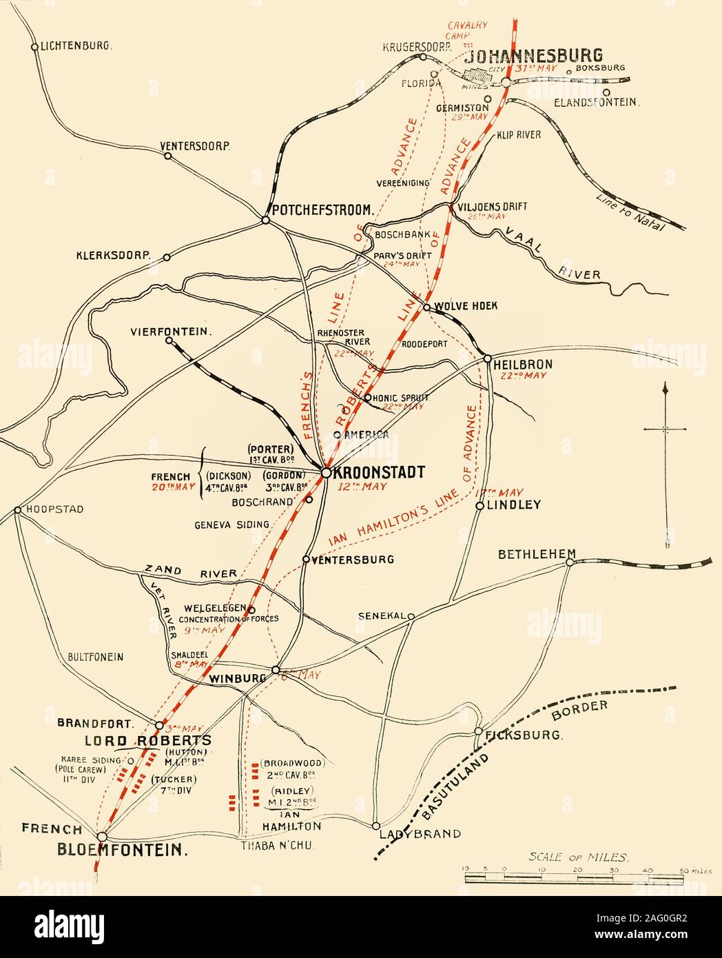 Boer war map hi-res stock photography and images - Alamy