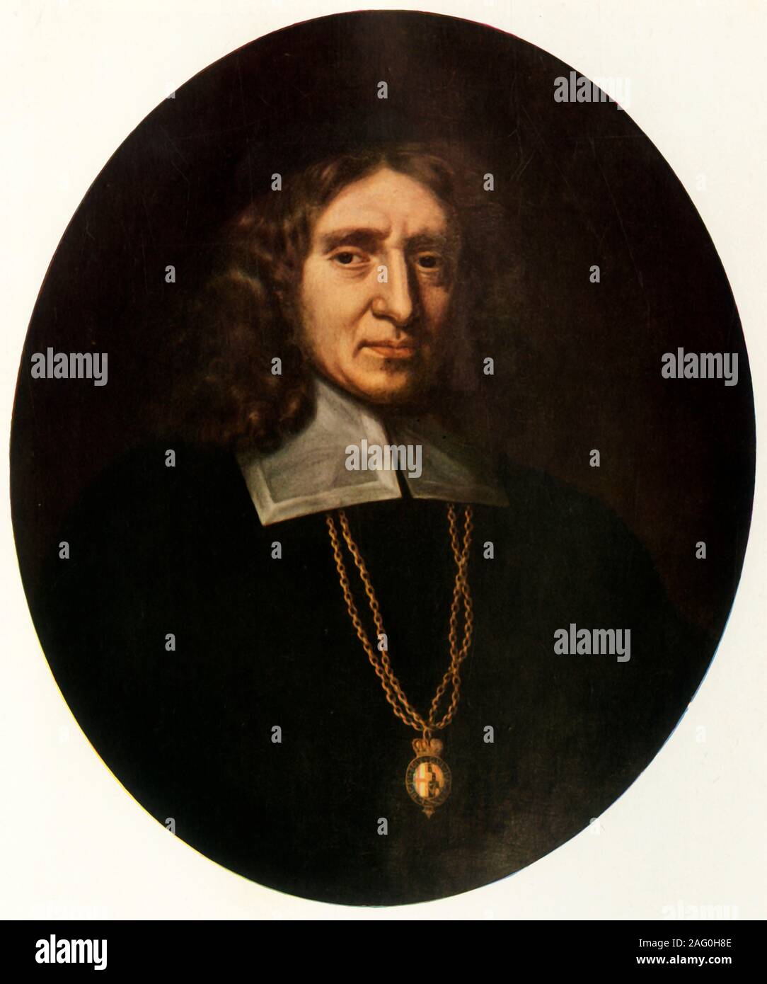 William Dugdale, c1675, (1943). Portrait of English antiquary and ...