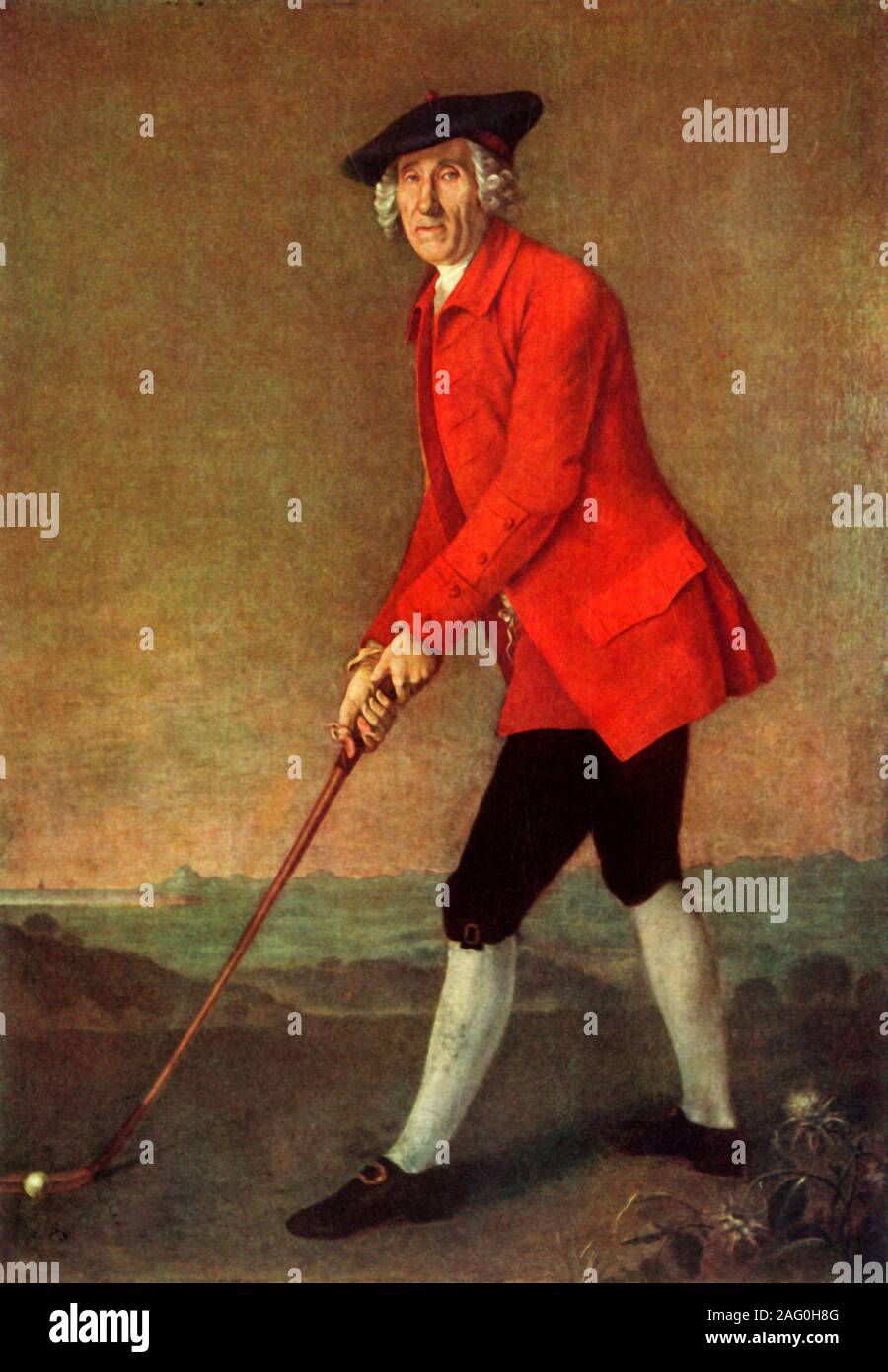 William St. Clair of Roslin, c1771, (1947). Portrait of Scottish golfer ...