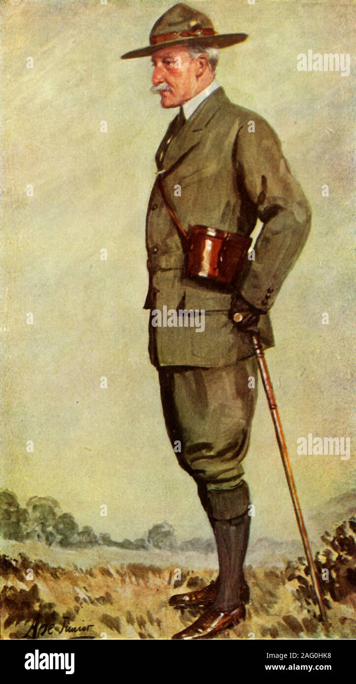 Lord Baden-Powell, 1911, (1944). Portrait of Robert Stephenson Smyth ...