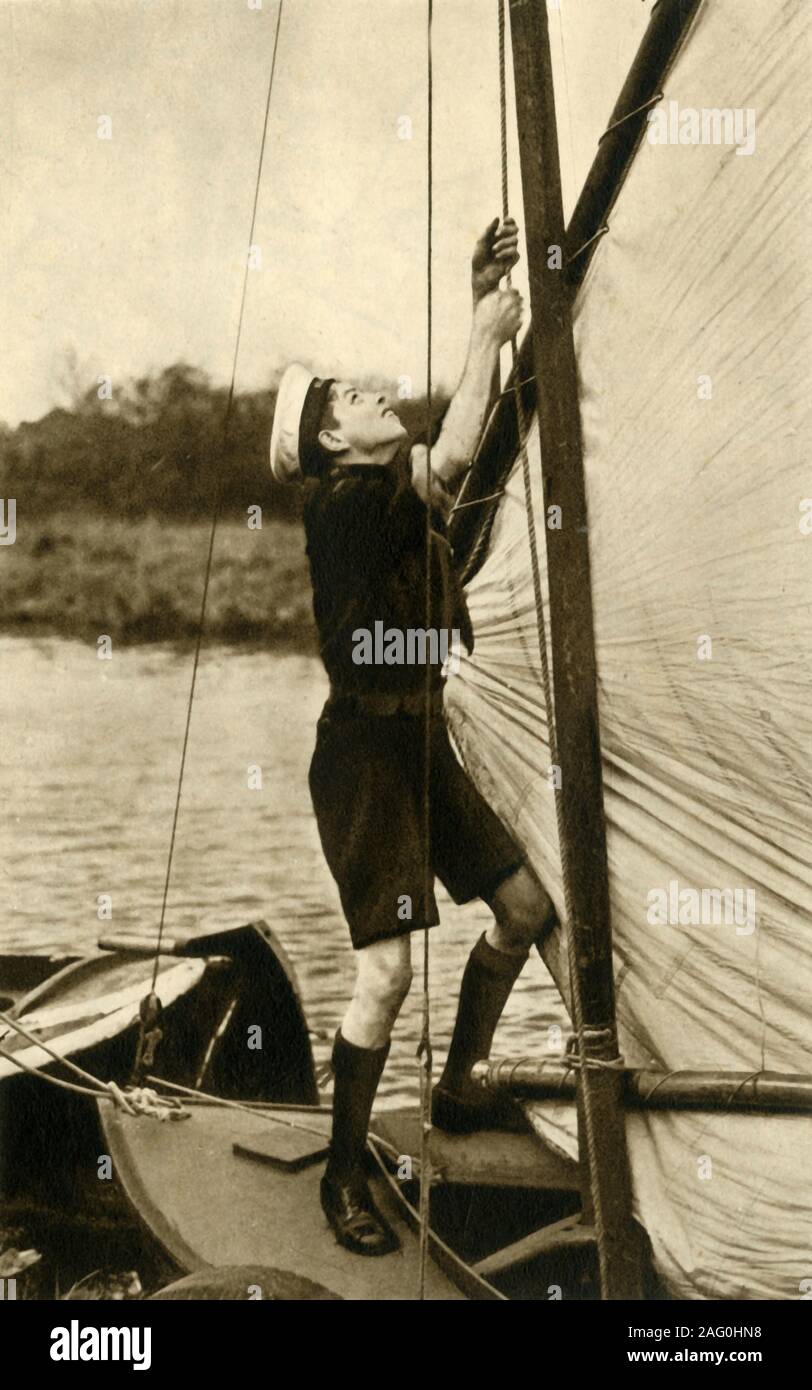 'A Sea Scout', 1944. The Scouting movement was founded by Robert Baden ...