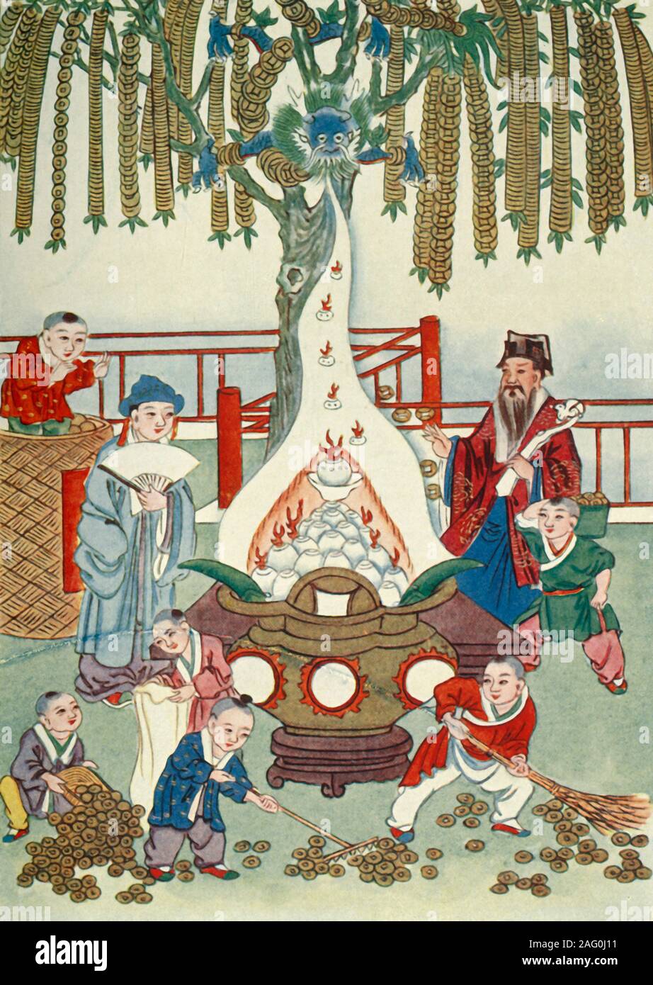'The Money-Tree', 1922. According to Chinese legend, the money tree ...