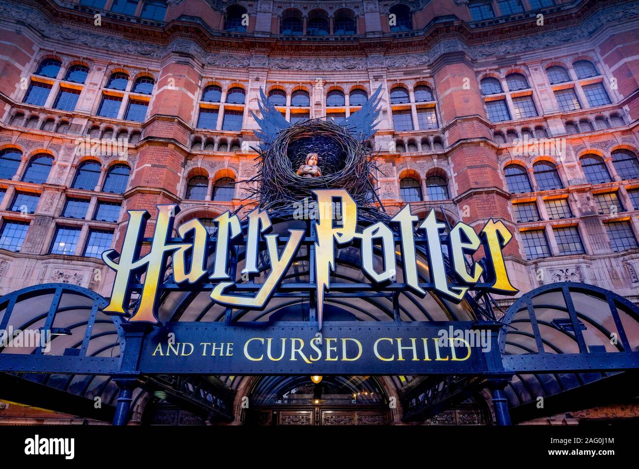 Palace Theatre, Harry Potter and the Cursed Child, Theatre district, West End, London, England ...