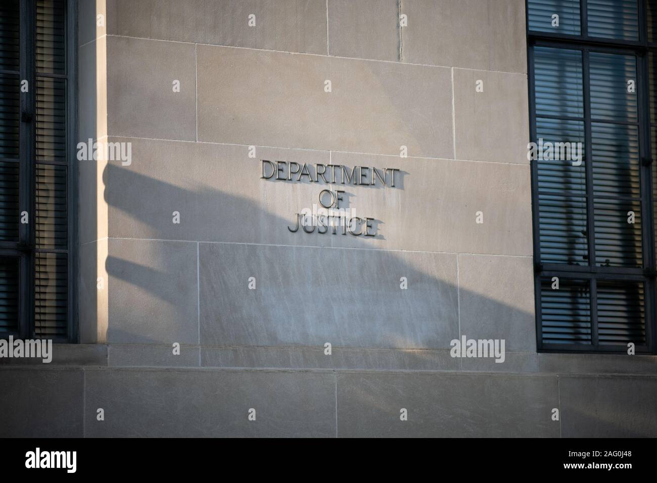 A general view of the Robert F. Kennedy Department of Justice Building ...