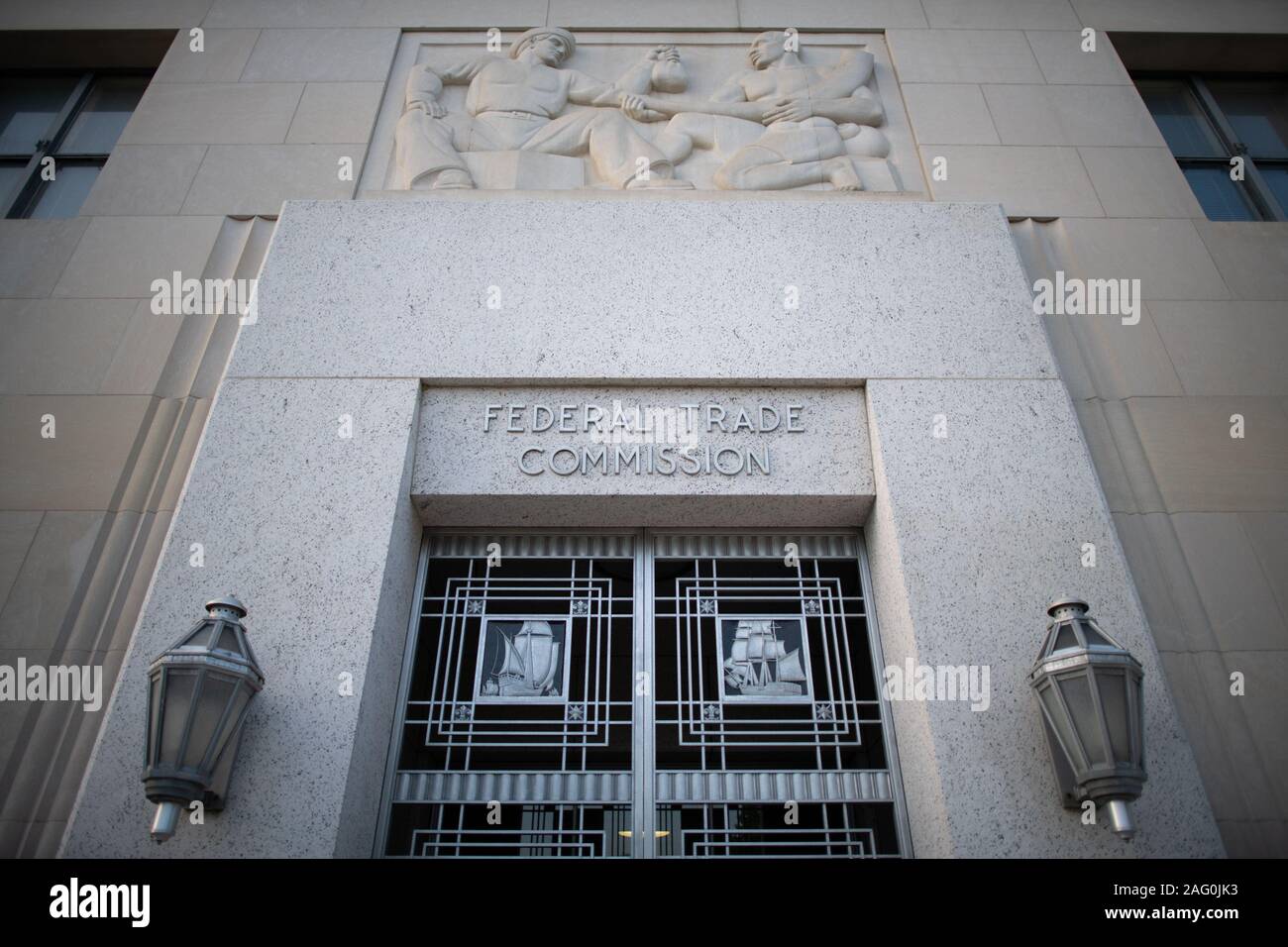 A general view of the Federal Trade Commission Building that serves as ...