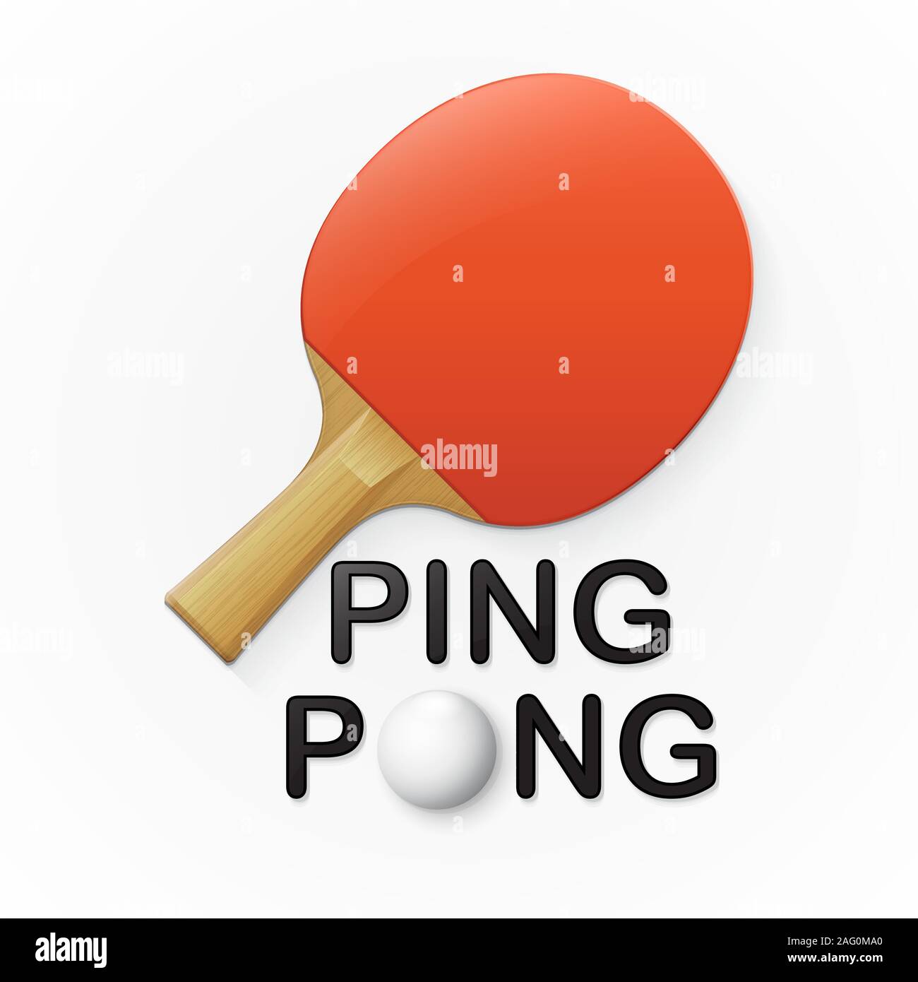 Ping pong background. Vector illustration Stock Vector Image & Art - Alamy