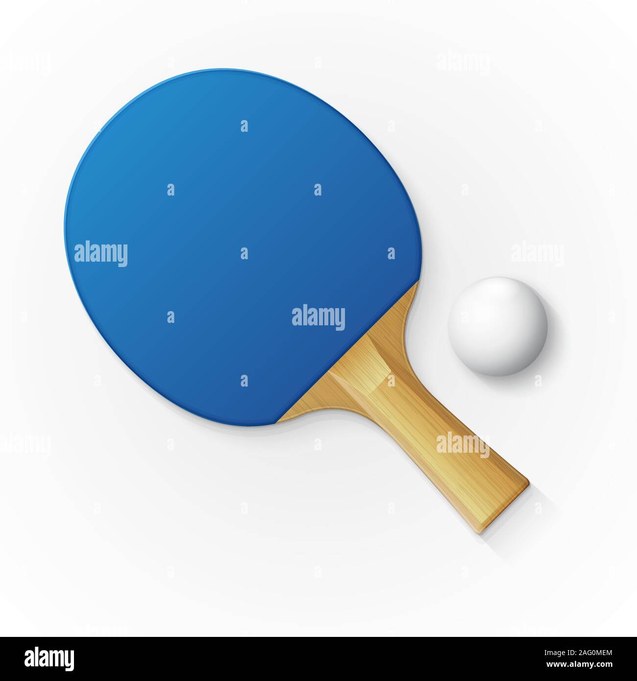Racket and ball for playing table tennis. Vector illustration Stock ...
