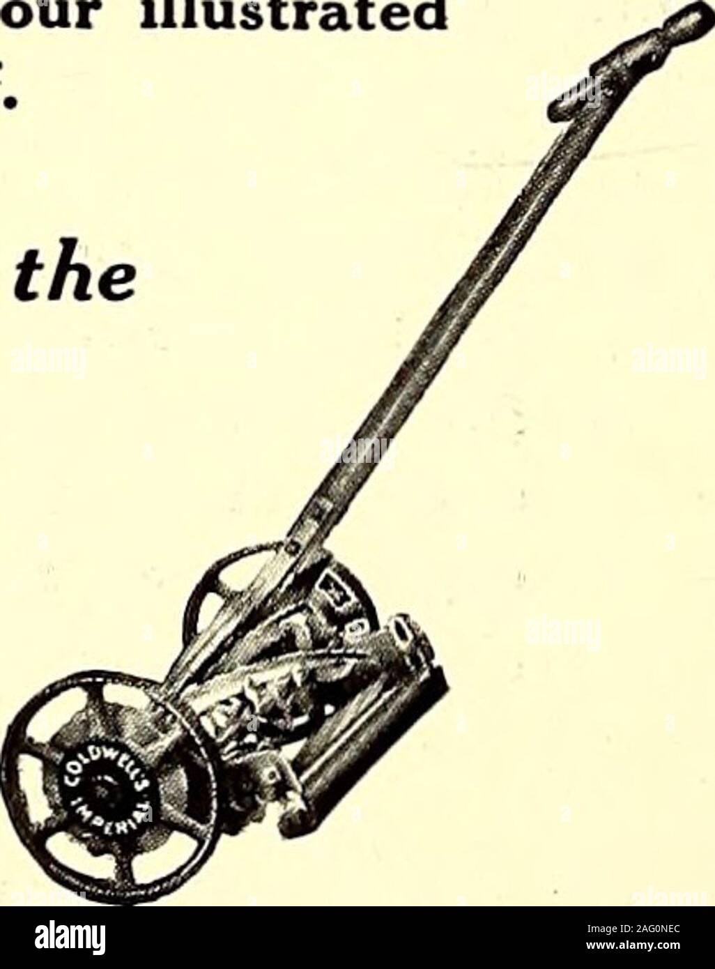 . American homes and gardens. wellLawn Mowers A Coldwell Motor Lawn ...