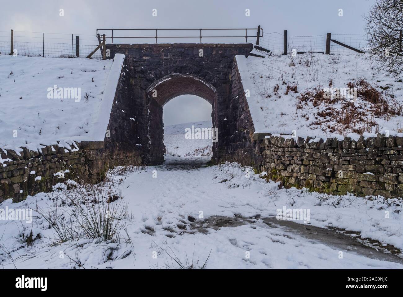 The Ribblehead Viaduct or Batty Moss Viaduct carries the Settle ...