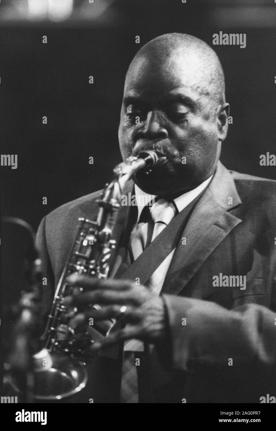 Maceo Parker, American funk and soul jazz saxophonist, 2000. Best known ...