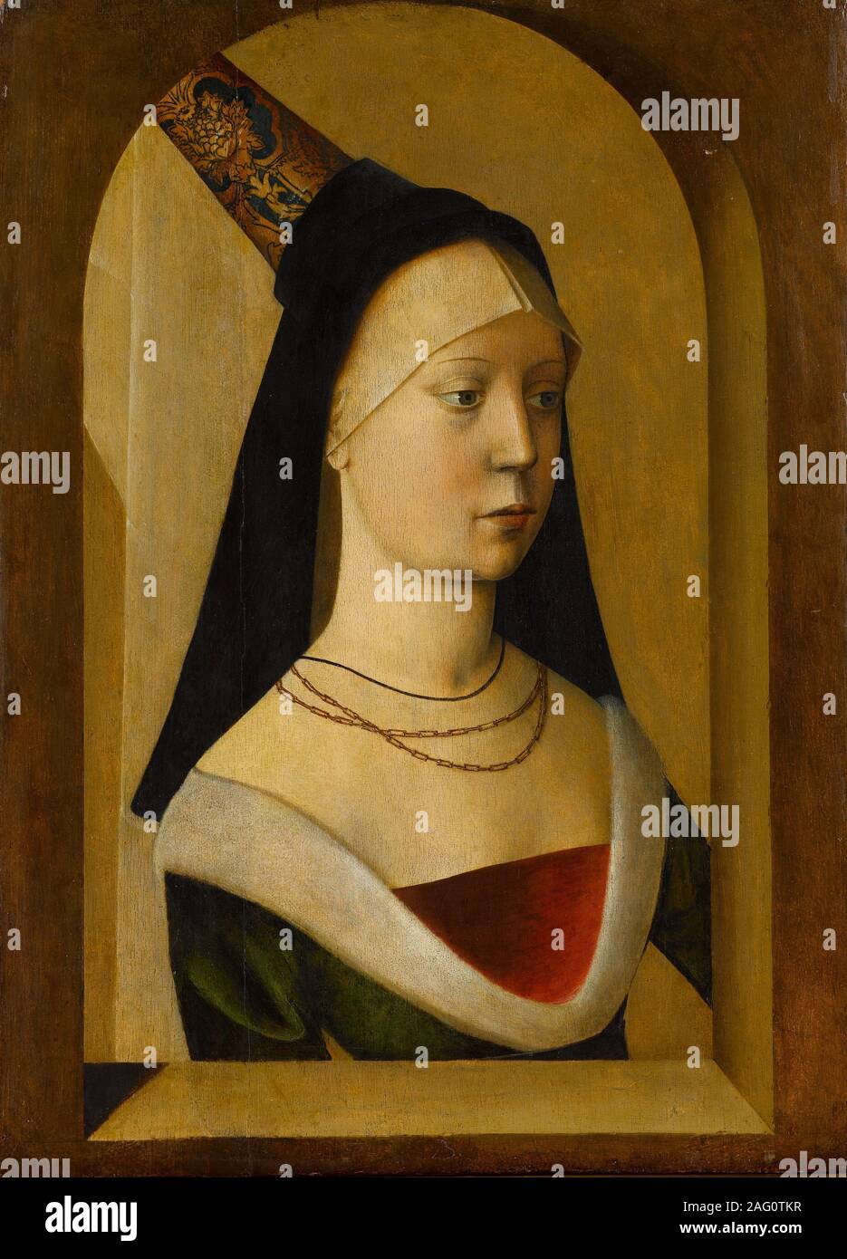 Portrait of a Woman, ca. 1470-80 Stock Photo - Alamy