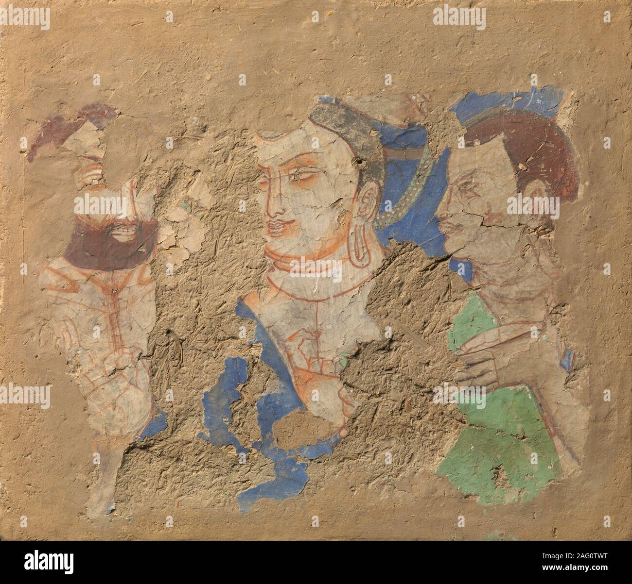 Buddha with Two Disciples, ca. 6th-7th century Stock Photo - Alamy