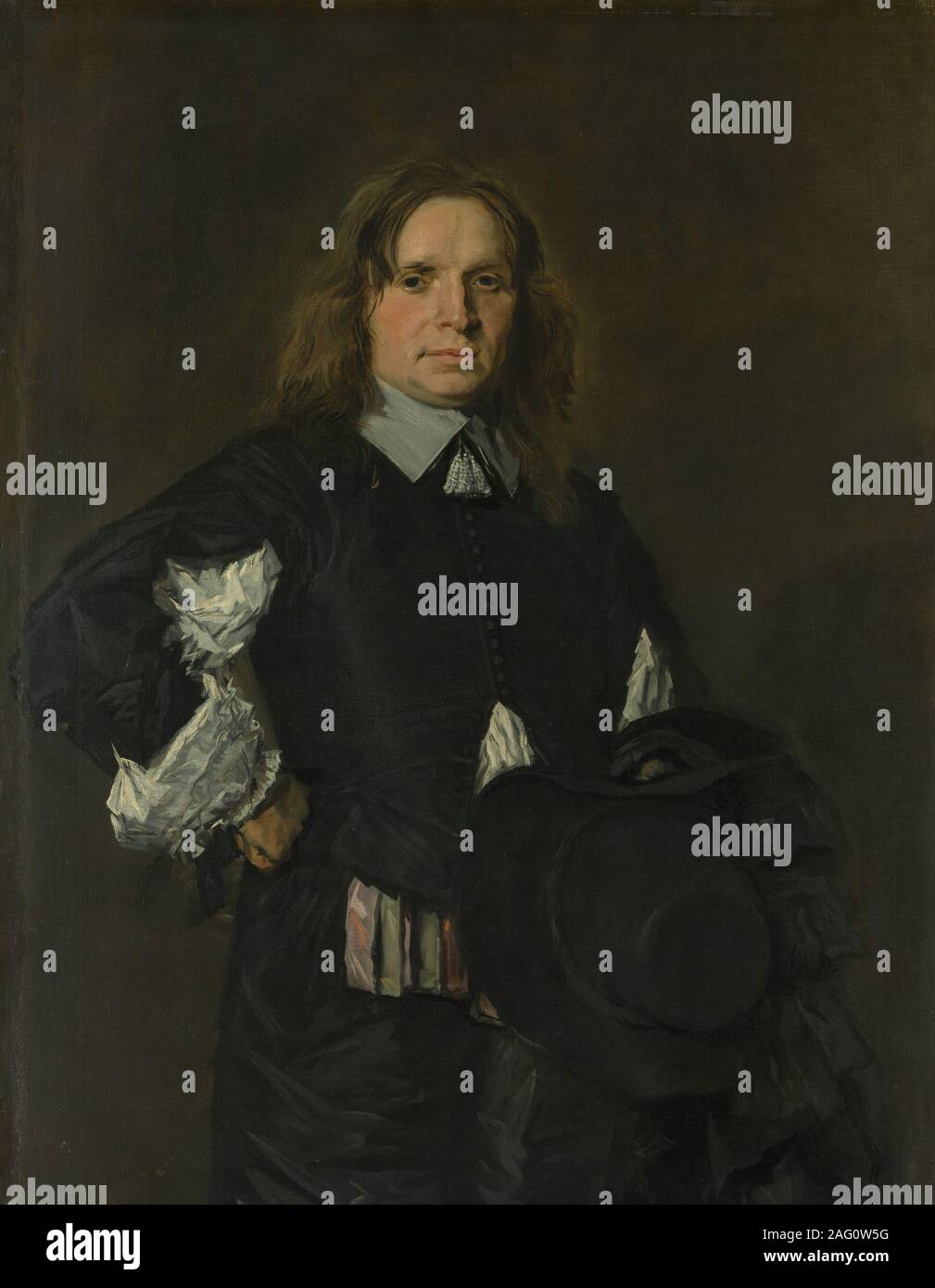 Portrait of a Man, early 1650s Stock Photo - Alamy