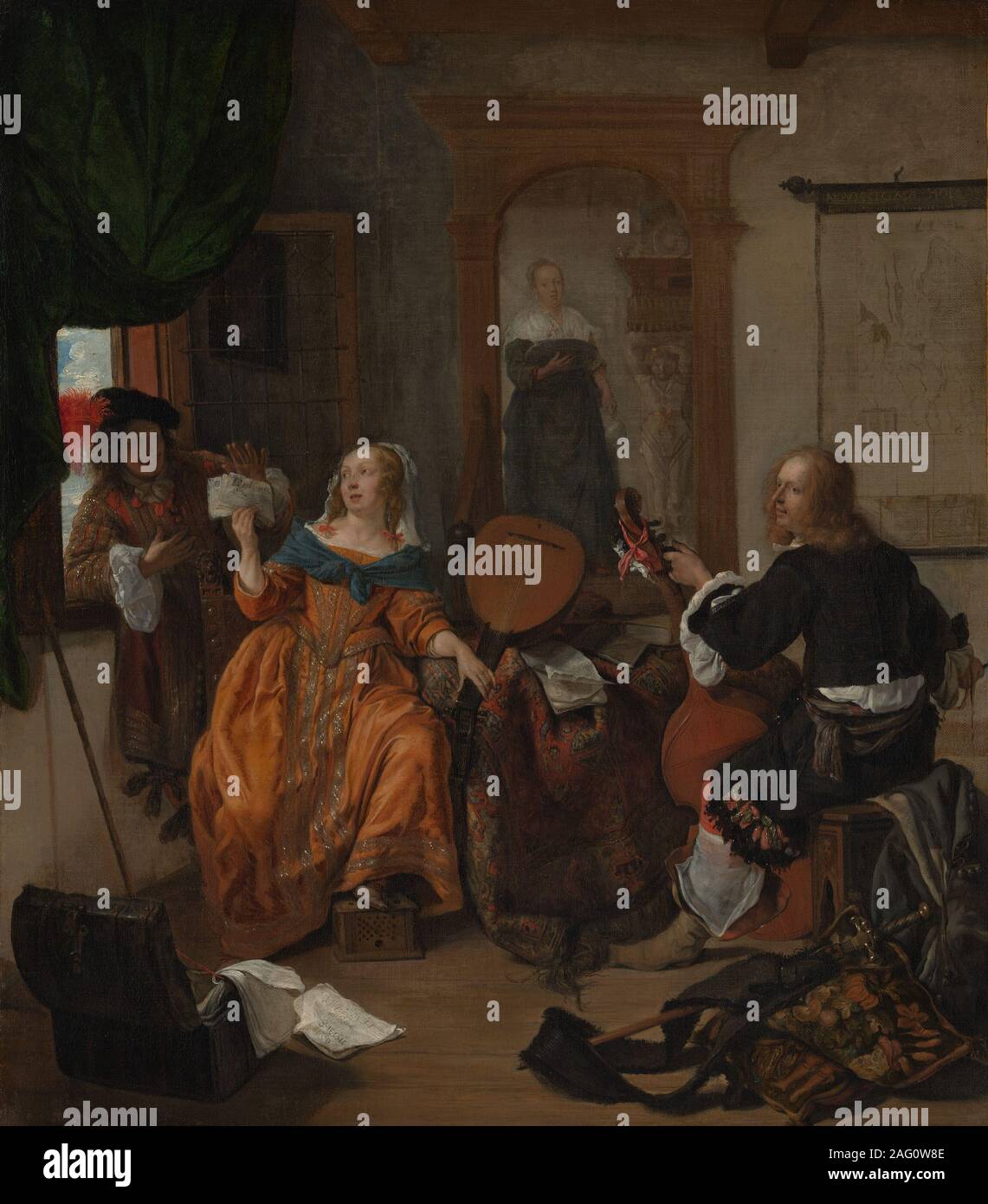 Dutch painting 17th century party hi-res stock photography and images ...