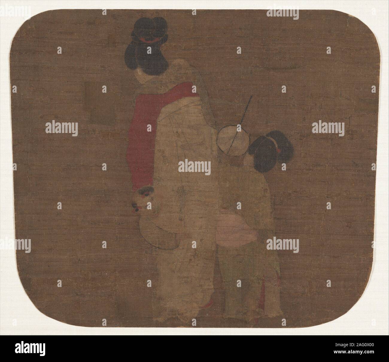 Lady and Children. Copy after (?) Zhou Fang (Chinese, active ca. 780 ...