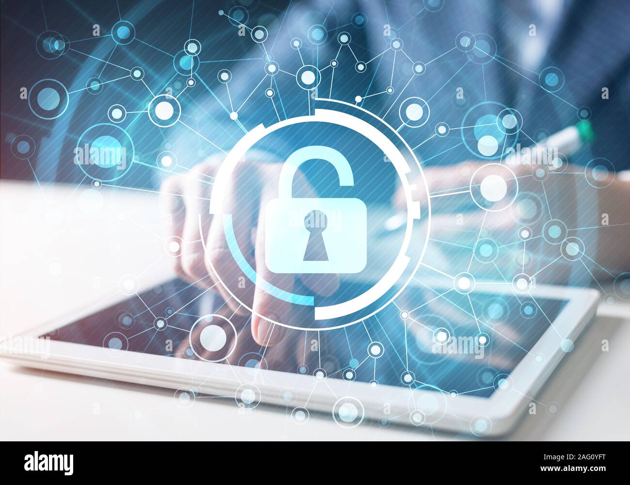 Computer security and information technology Stock Photo - Alamy