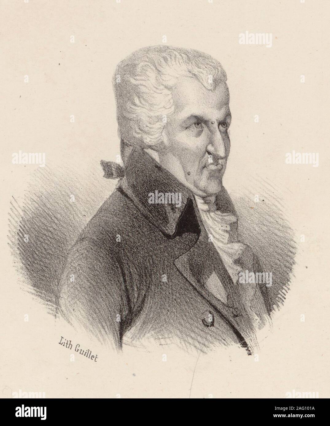Portrait of the composer Pierre-Alexandre Monsigny (1729-1817). Private ...