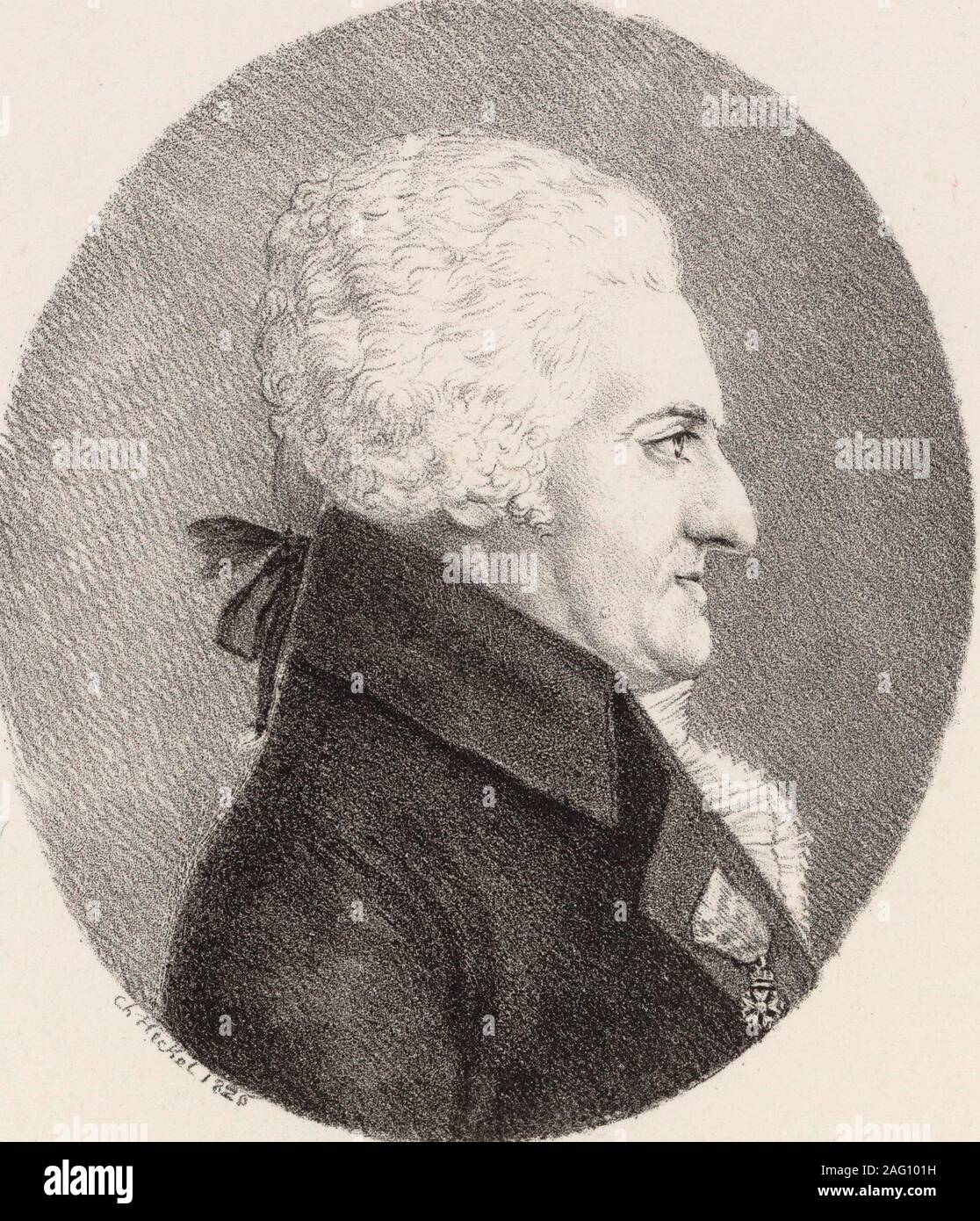 Portrait of the composer Pierre-Alexandre Monsigny (1729-1817), 1826 ...