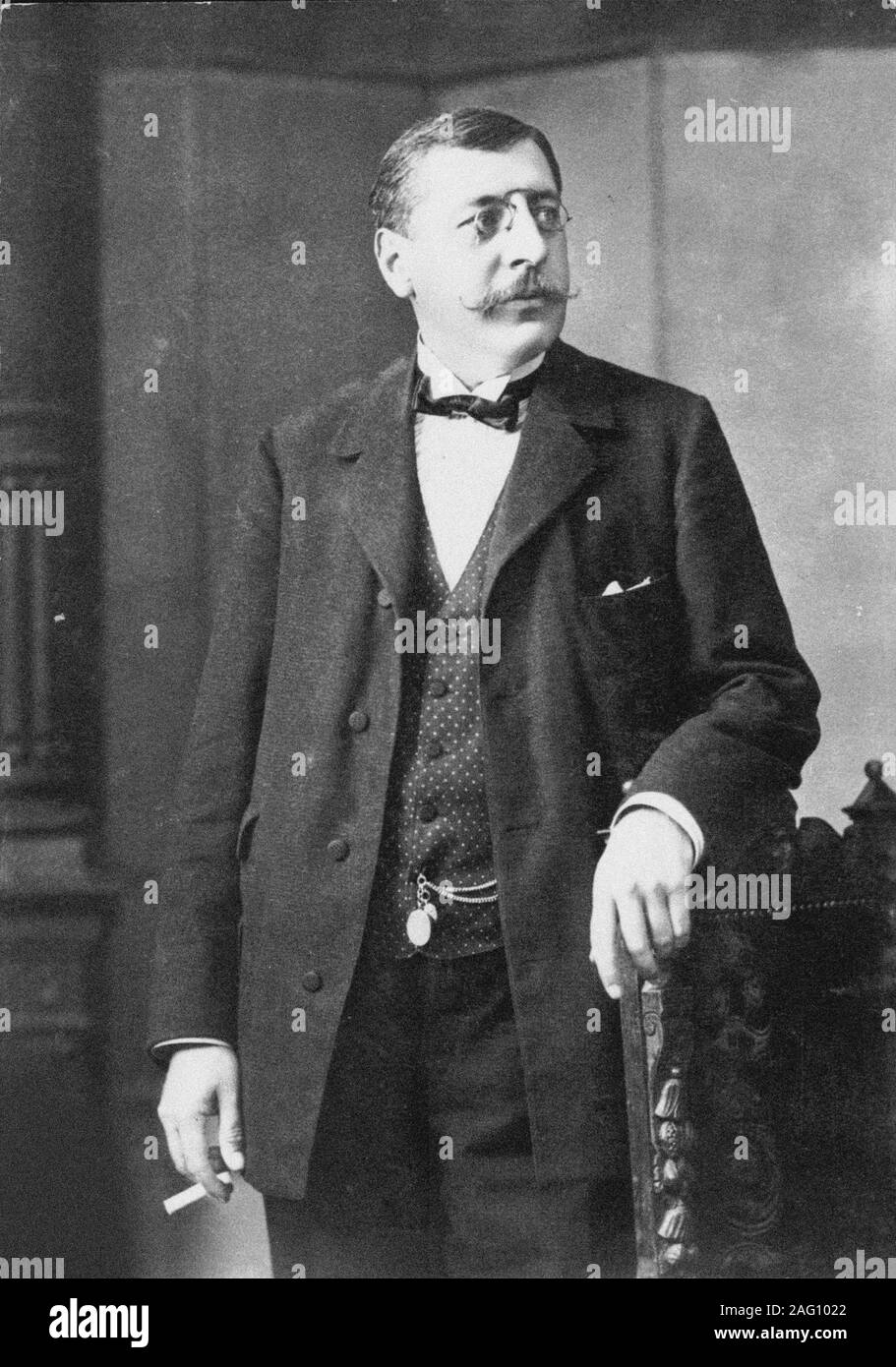 Portrait of the conductor and composer Felix Mottl (1856-1911). Private ...