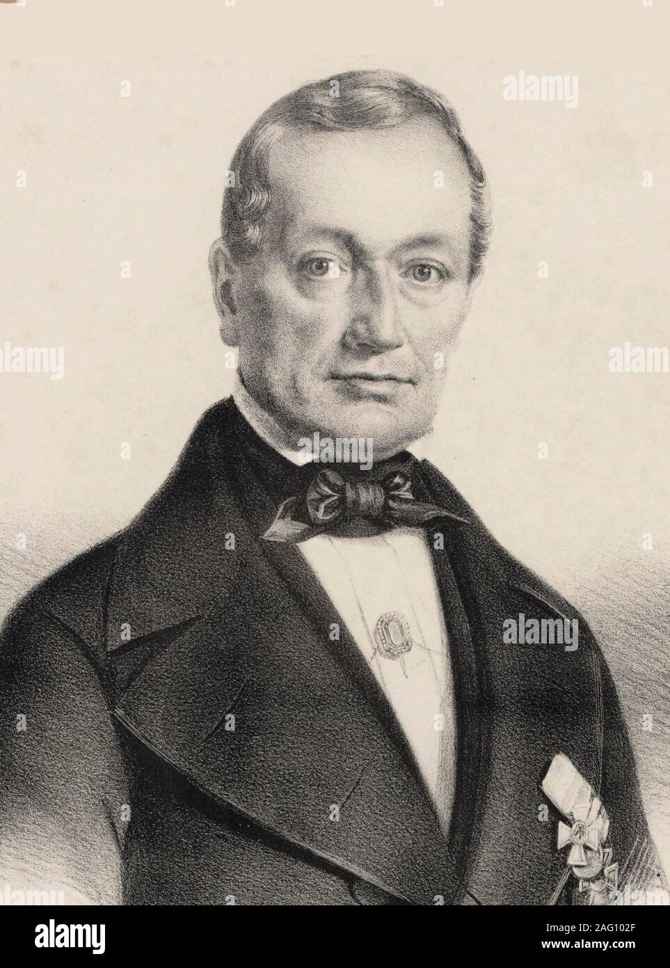 Portrait of the Composer Heinrich August Neithardt (1793-1861), c. 1850 ...