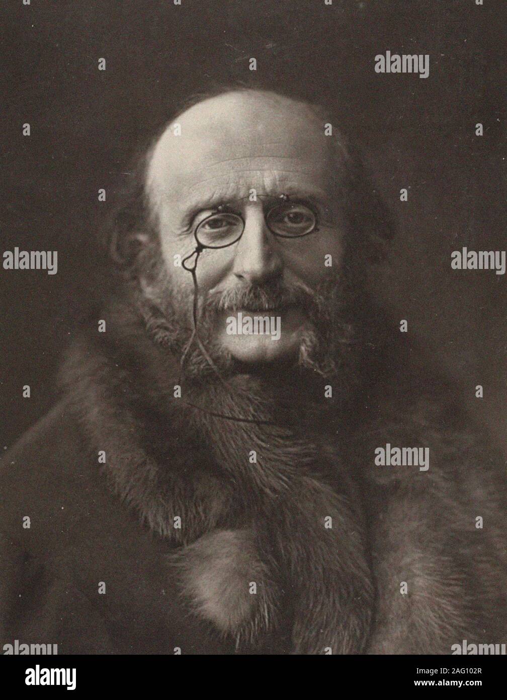 Portrait of Jacques Offenbach (1819-1880). Private Collection Stock ...