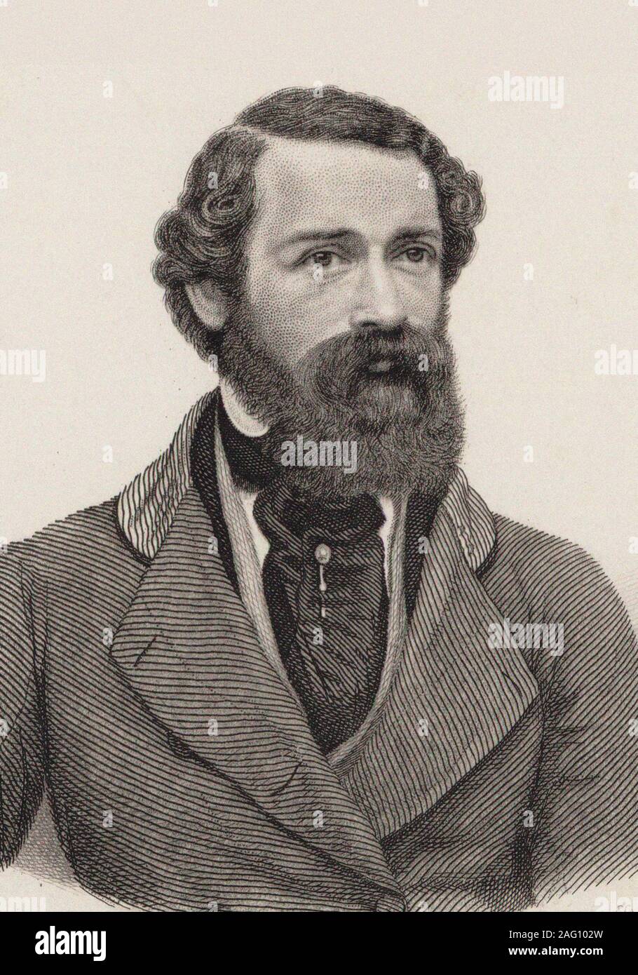 Portrait of the Composer Joseph Netzer (1808-1864), c. 1850. Private ...