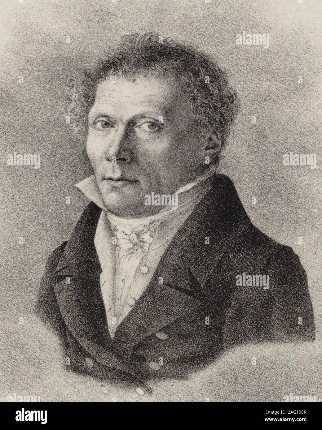 Portrait of the composer Anton Reicha (1770-1836), 1830. Private ...