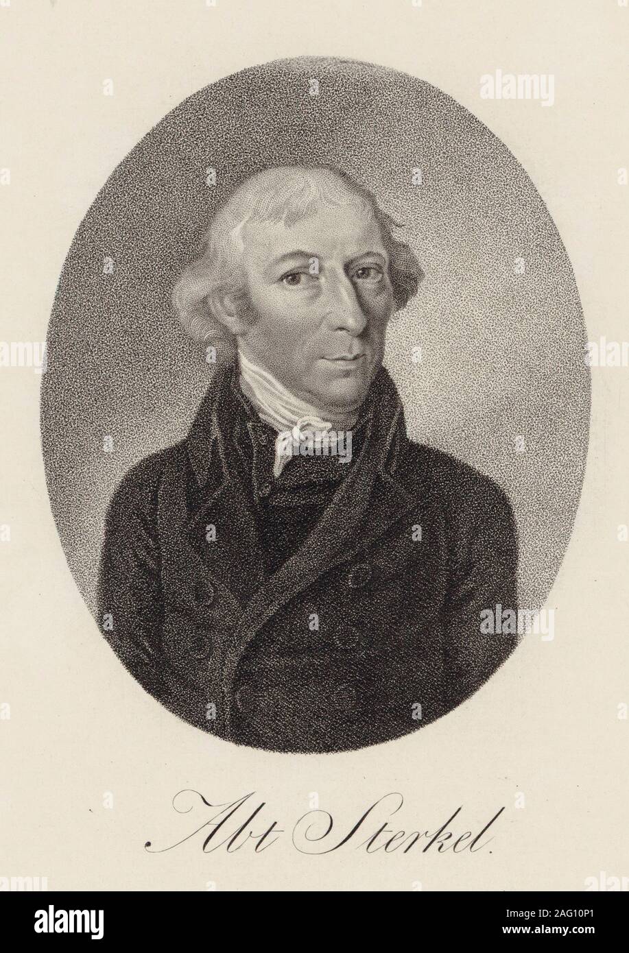 Portrait of pianist and composer Franz Xaver Sterkel (1750-1817) , 1816 ...