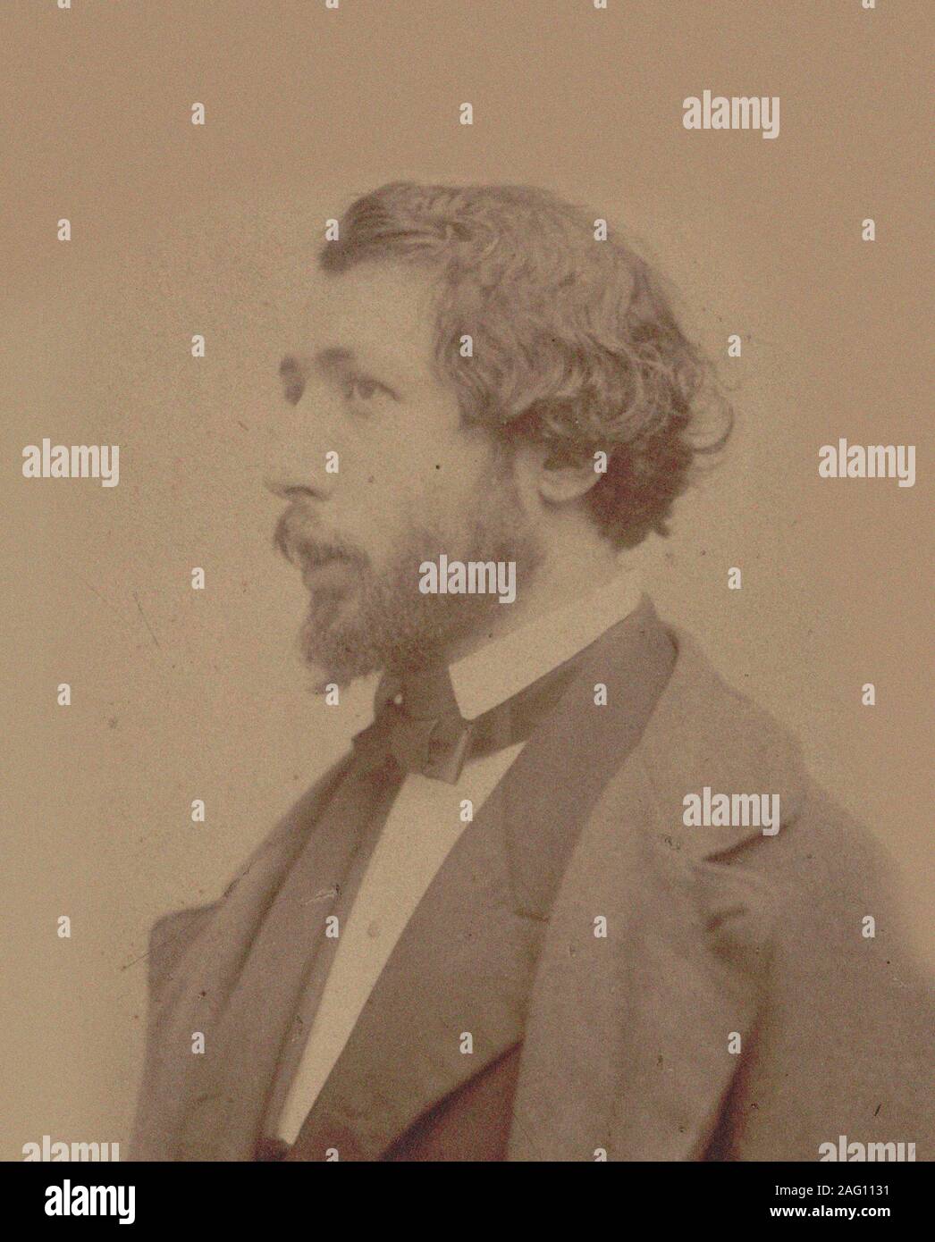 Portrait of pianist and composer Charles Wehle (1825-1883) , ca 1865 ...