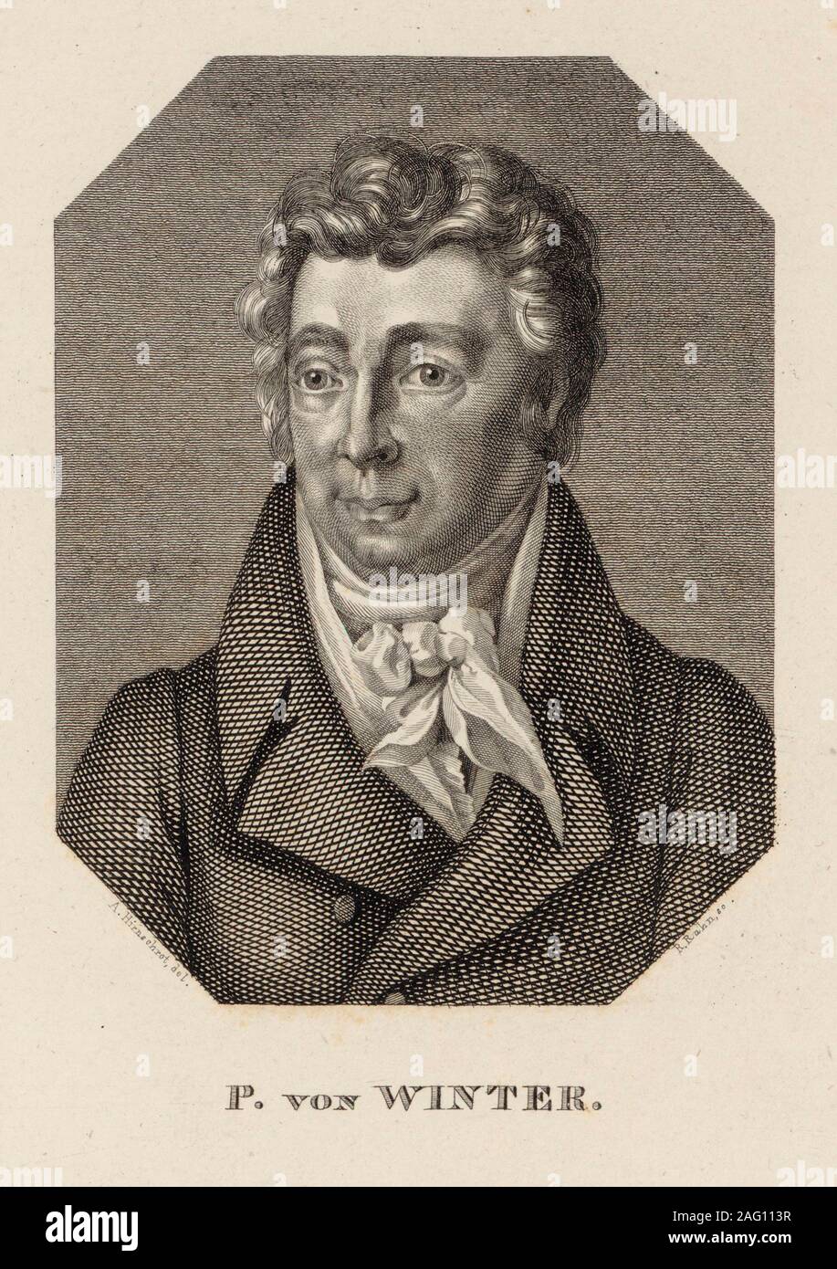 Portrait of the Composer Peter von Winter (1754-1825) , c. 1830 ...
