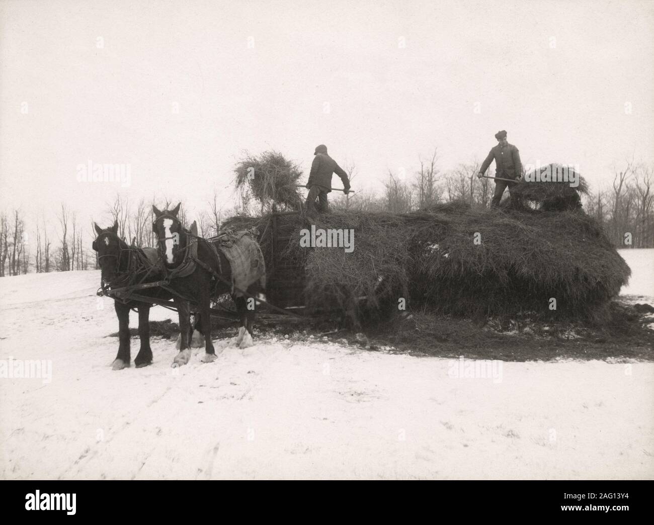 Hay stack vintage hi-res stock photography and images - Alamy