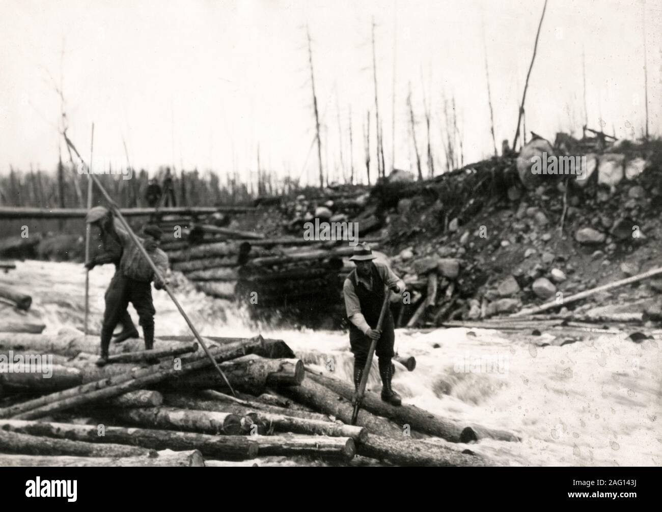 19th century logging hi-res stock photography and images - Alamy