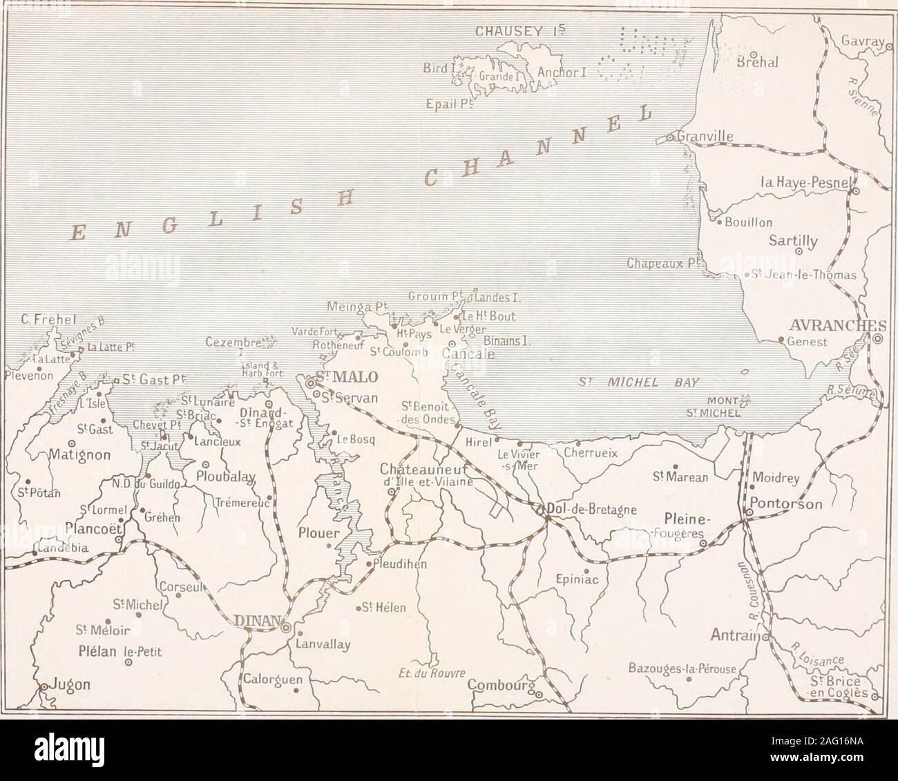 . La Côte d'Émeraude. WICKE LEWIS * S. C. MUSSON. PUBLISHED BY A. & C ...