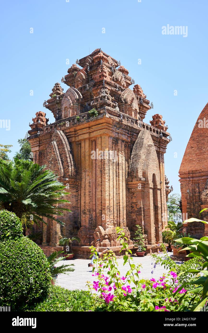Ponagar cham towers hi-res stock photography and images - Alamy