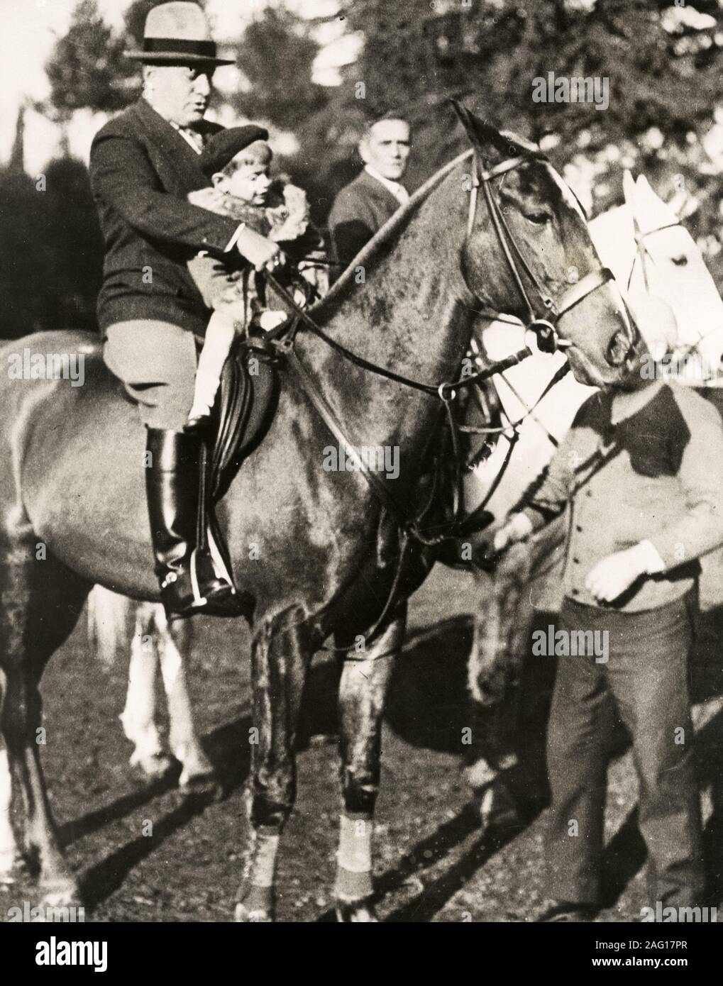 Early 20th century vintage press photograph - Italian fascist leader ...