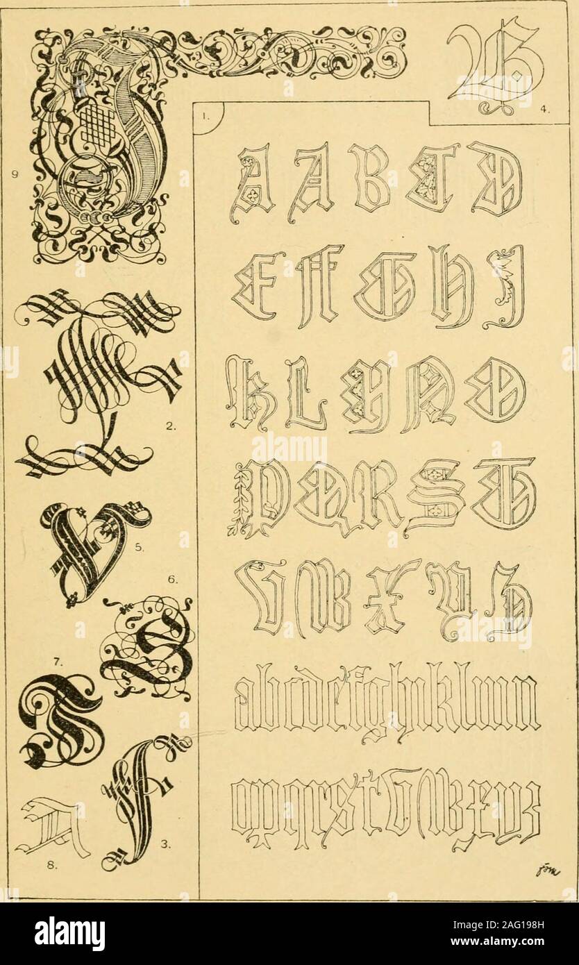 Roman alphabet specimen hi-res stock photography and images - Alamy