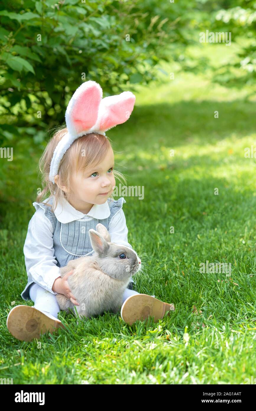 Real Easter Bunny With Eggs