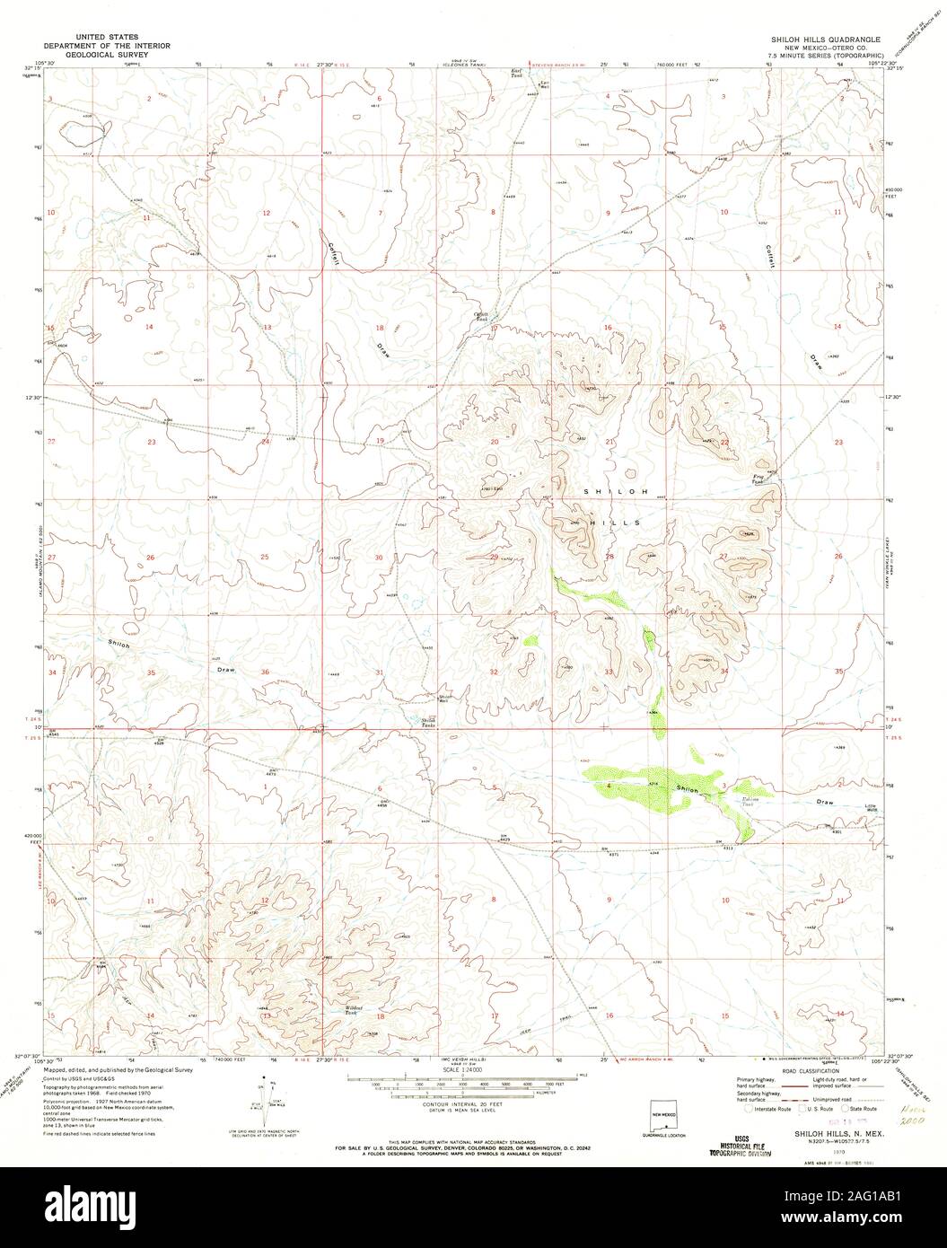 Map of shiloh Cut Out Stock Images & Pictures - Alamy