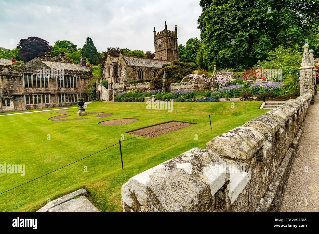 Lanhydrock House and Garden in South Cornwall near Bodmin, National ...