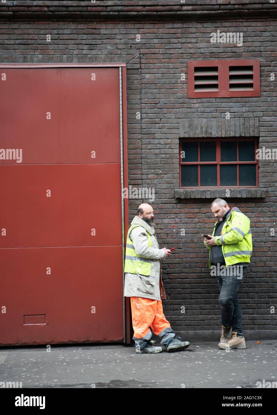 London construction workers hi-res stock photography and images - Alamy