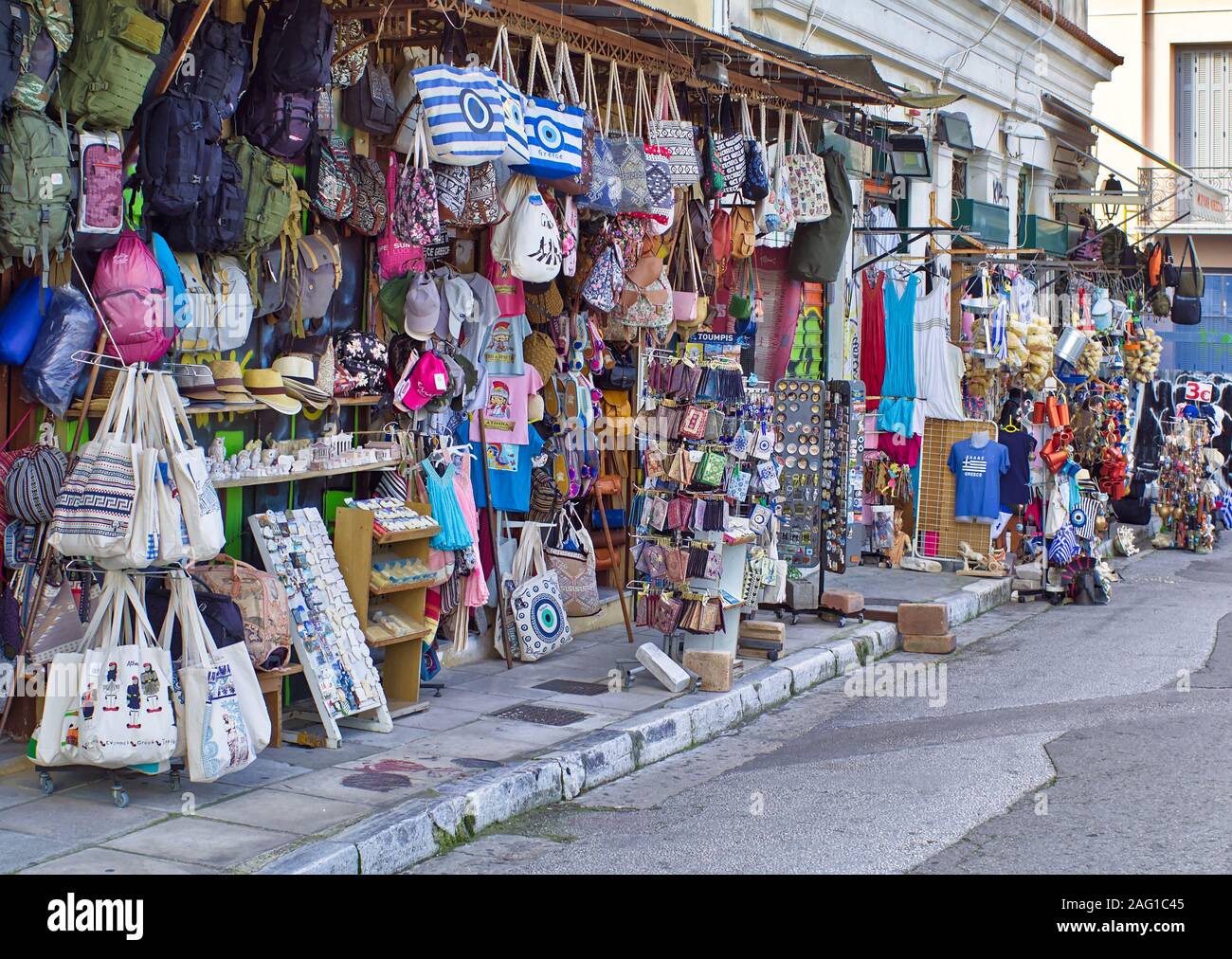 Monastiraki bazaar hi-res stock photography and images - Alamy